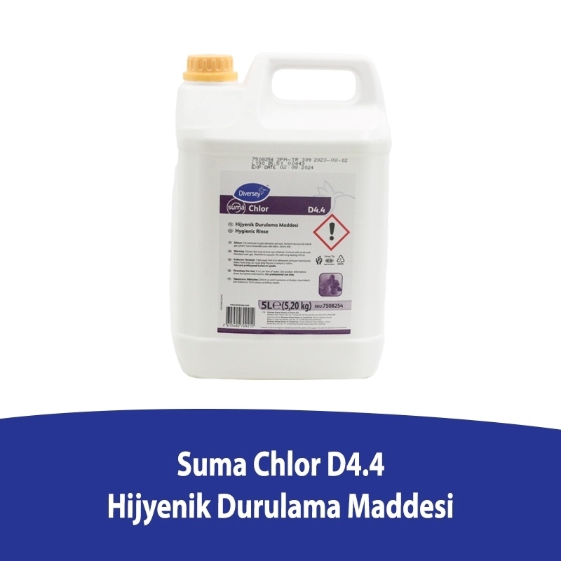 Diversey Suma Chlor D4.4 Hijyenik Meyve ve Sebze Durulama Maddesi 5 ...